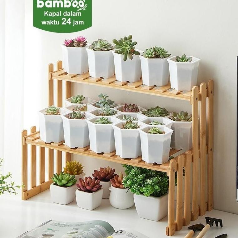 Jual Rak Bunga STANDING POT Rak Kayu Rak Serbaguna Rak Display Rak ...
