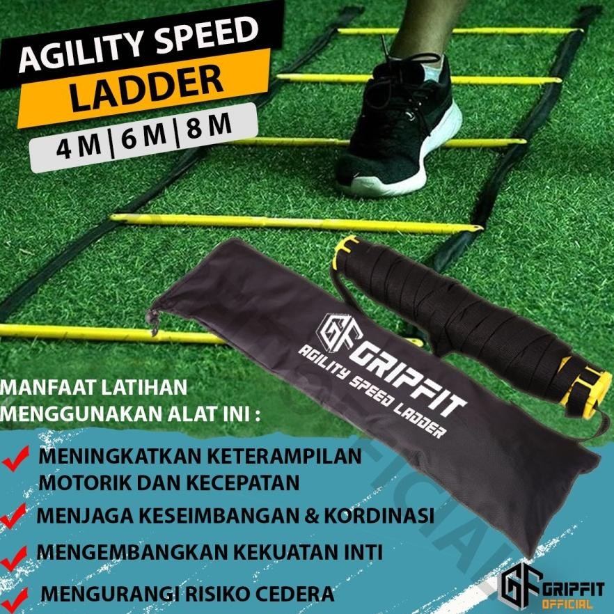 Jual Agility Ladder Drills Speed Training Tangga Kelincahan 4M 6M 8M ...