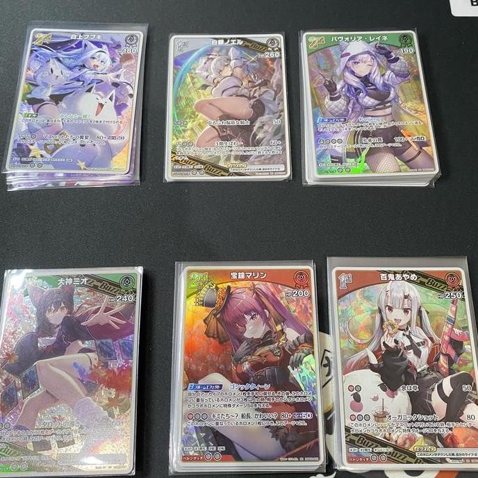 Jual siap kirim kartu hololive ocg hbp02 quintet spectrum rr holo foil - 1st / 2nd buzz ...