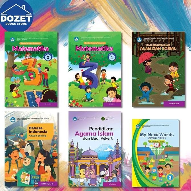 Jual ready stock Buku paket kelas 3 SD/MI Kurikulum Merdeka Untuk Siswa Kemendikbud | Shopee ...