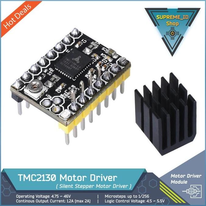 Jual TMC2130 Silent Stepper Motor Driver | 3D Printer | Arduino MCU Control | Shopee Indonesia