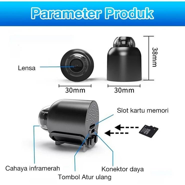 Jual HJK KS wifi kamera cctv mini tersembunyi Wide Angle CCTV cctv ...