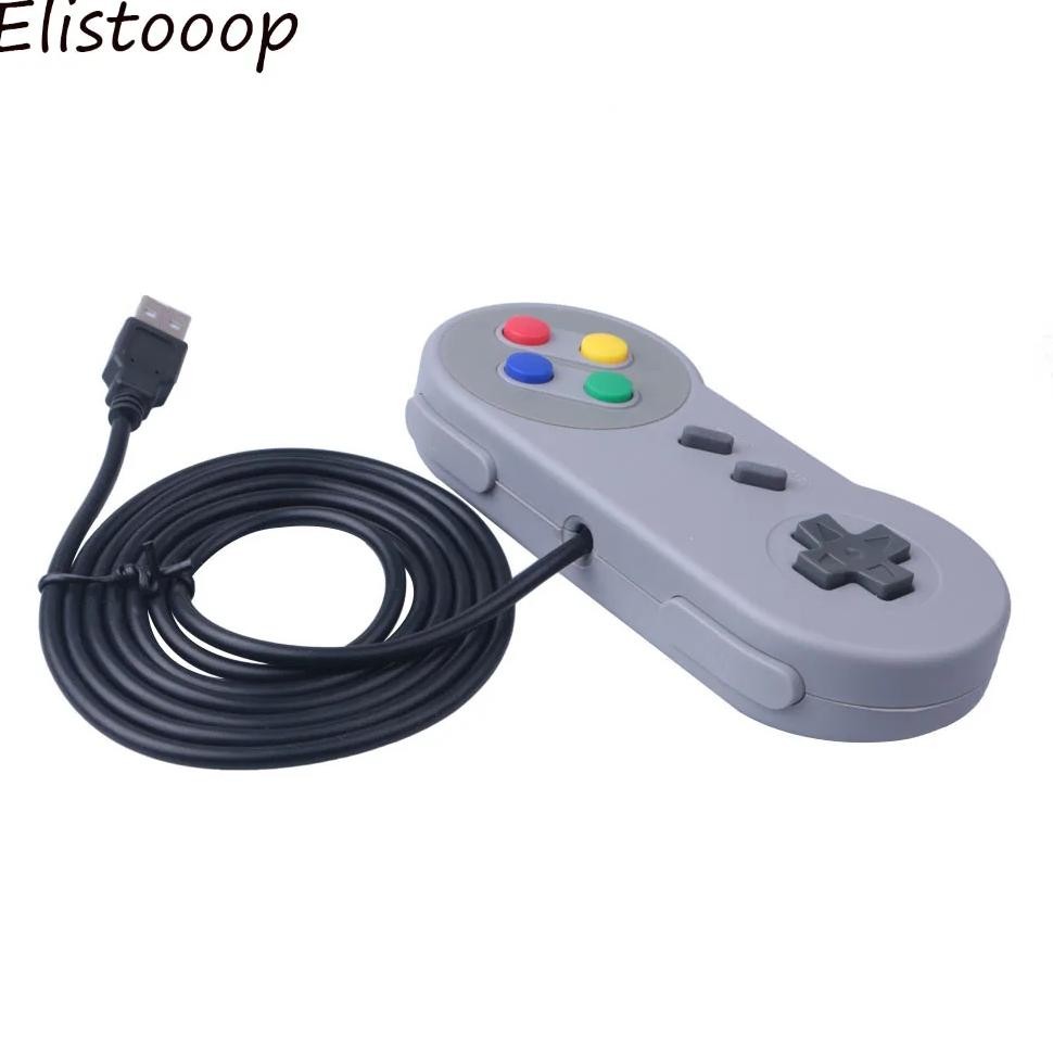 Jual Usb Gamepad Retro Gaming Joystick Wired Controller For Linux Snes Game Pc Nespi Retropie ...