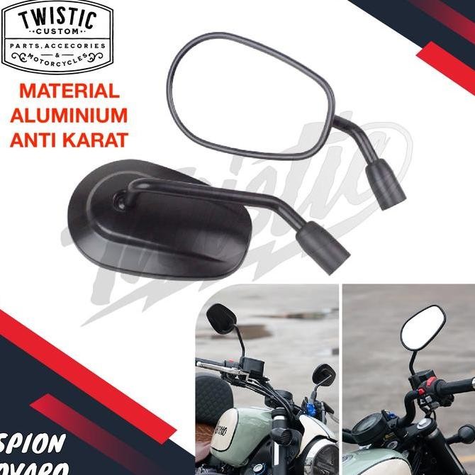 Jual Spion Oval Ovaro Aluminium Motor Kawasaki Vulcan W175 W250 ...