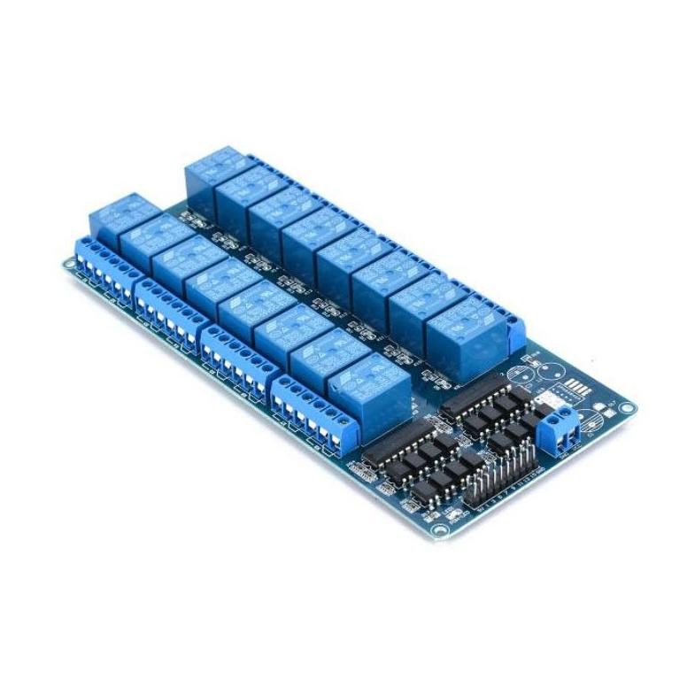 Jual Relay Module 16 Channel 5V for Arduino Compatible 16Ch 5 Volt ...