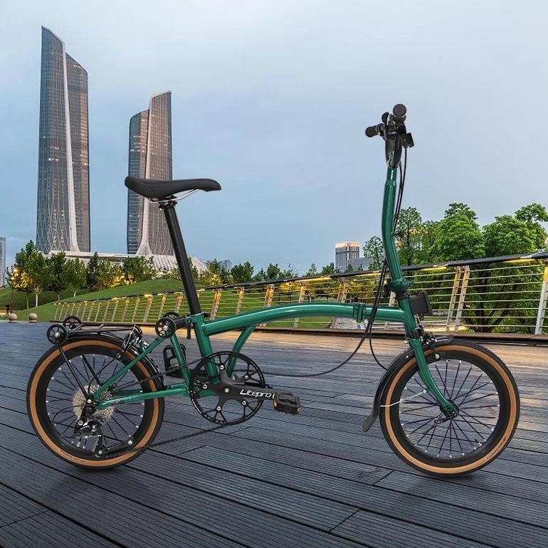 Jual Cranston 16 Inch 9 Speed Dual V-Brake Folding Bike Portable ...