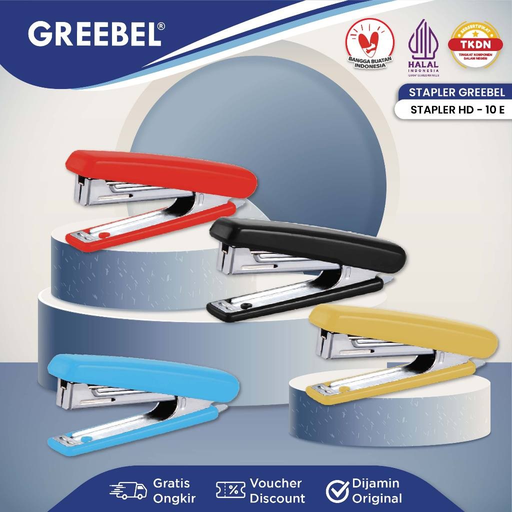 Jual GREEBEL Stapler Stepler Jepretan (HD- 10E) / Staples Anak Lucu ...
