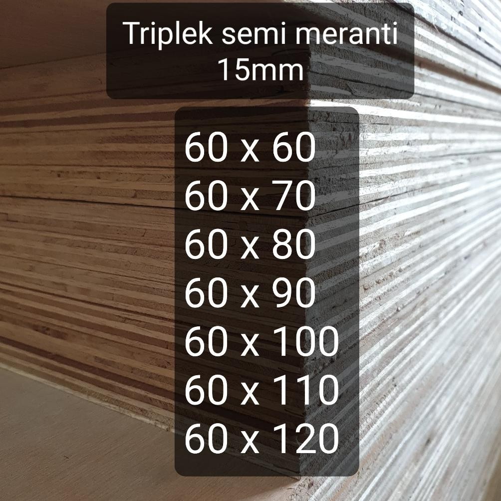 Jual Triplek custom semi meranti 15mm plywood multiplek halus 2 sisi ...