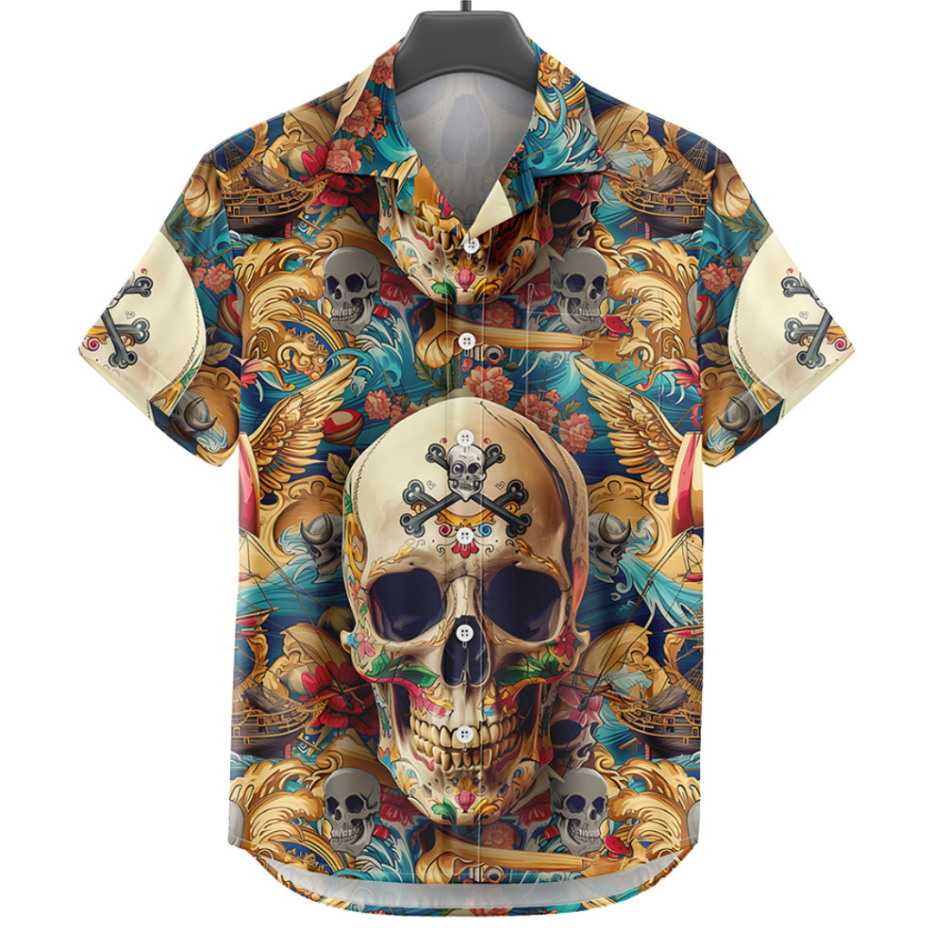Jual GOKS Baju Kemeja Motif Cewe Cowo Printing Oversize Pria Wanita ...