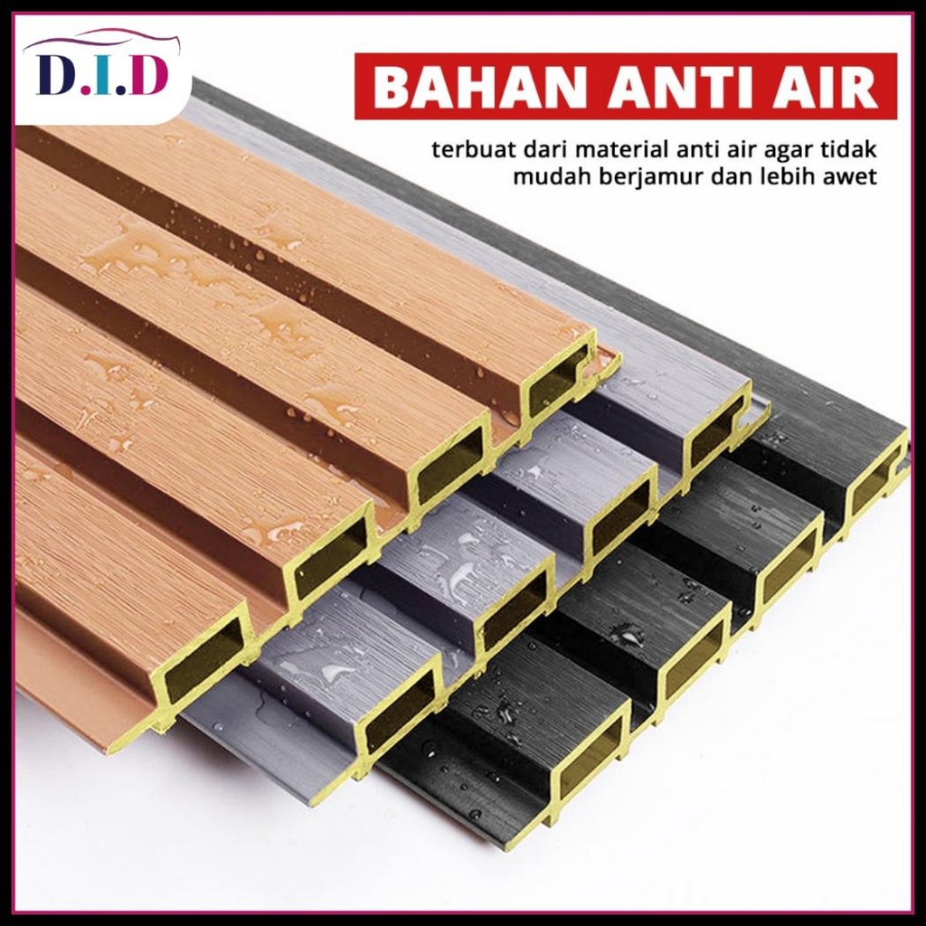 Jual CROWN STAR - WPC PANEL 3D 145 CM X 15 CM X 18 MM PREMIUM WOOD ...