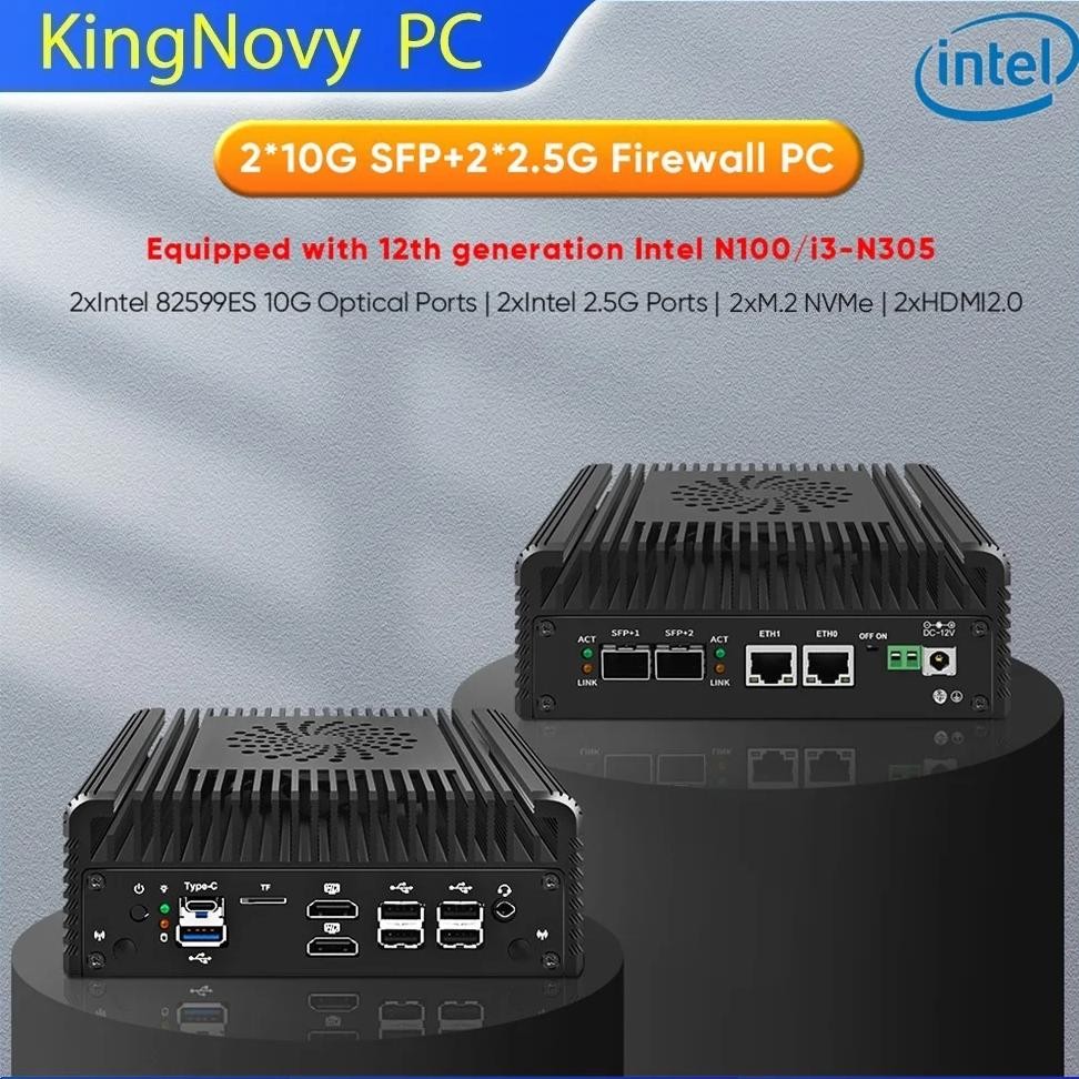 Jual Topton 2.5G Nas Mini Pc 2X10G Sfp+ 2Xi226-V Intel 3 N355 N305 N150 ...