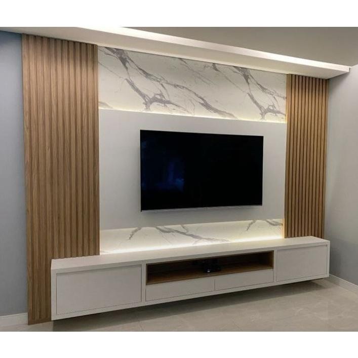 Jual Cipta Jaya - Backdrop Tv Digital 55 inc Gantung Minimalis Mewah ...