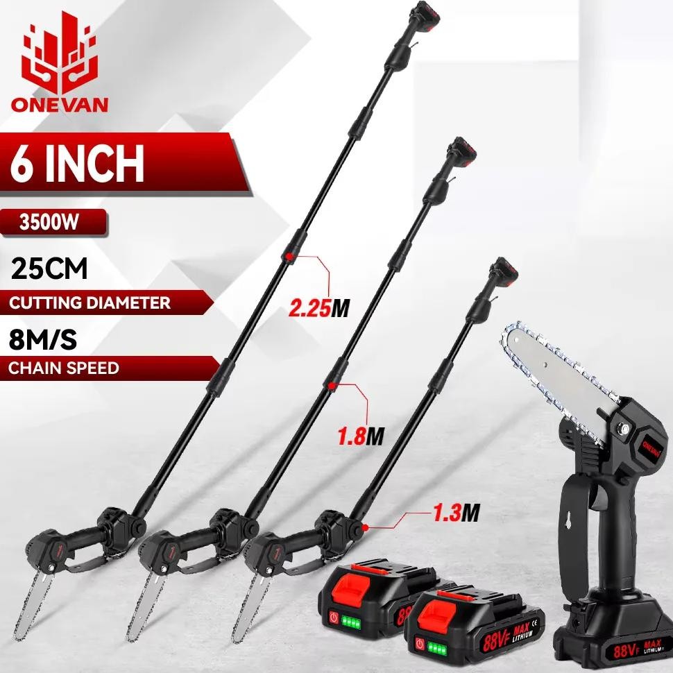 Jual Onevan 3500W Telescoping Pole Electric Chainsaw 40000Rpm ...
