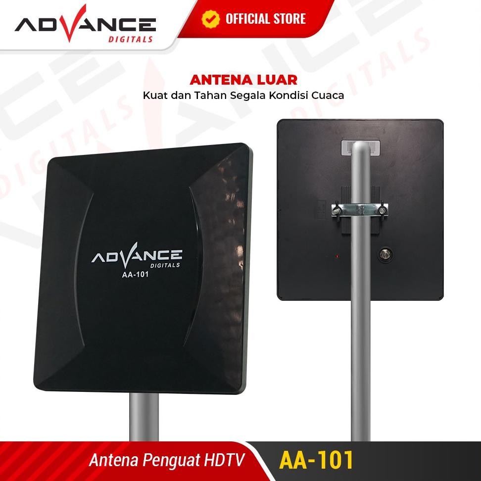 Jual Advance AA-101 Antena Indoor Outdoor Digital Analog Dalam DVB-T2 ...