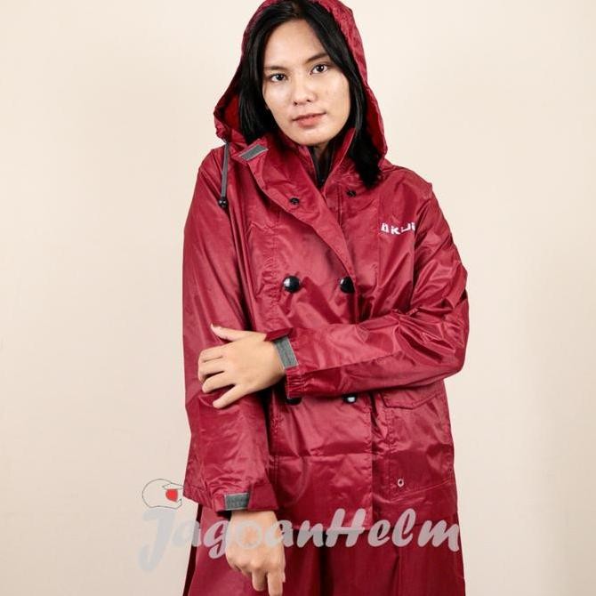 Jual IKUL RAINCOAT SHOPIA JACKET | ASLIHAN | JAS HUJAN MAROON Fr ...