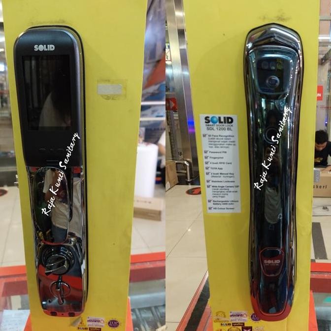 Jual Solid Smart Door Lock Sdl 1200 Bl/ Smart Lock Solid/ Kunci Digital ...