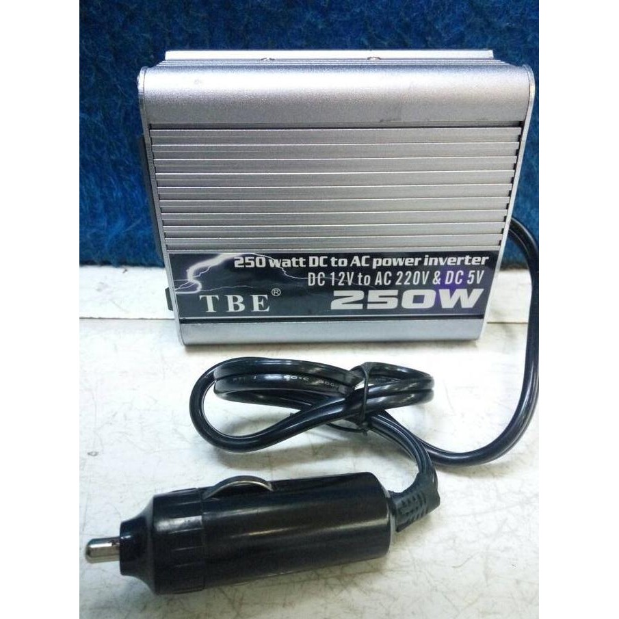 Jual Inferter Tbe 250 Watt Colokan Lighter Ready | Shopee Indonesia