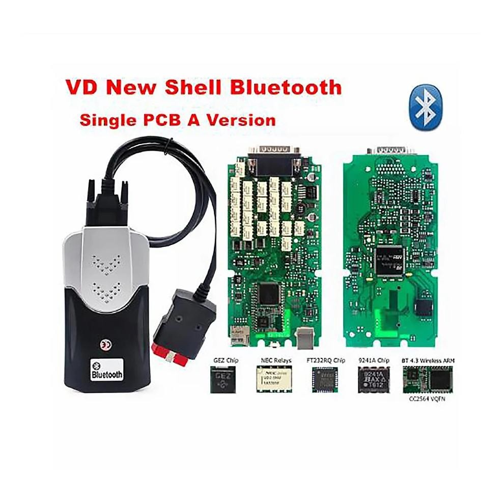 Jual A+++ Single Board Vci Multidiag Obd2 Bluetooth Scanner Tcs Pro 5V ...