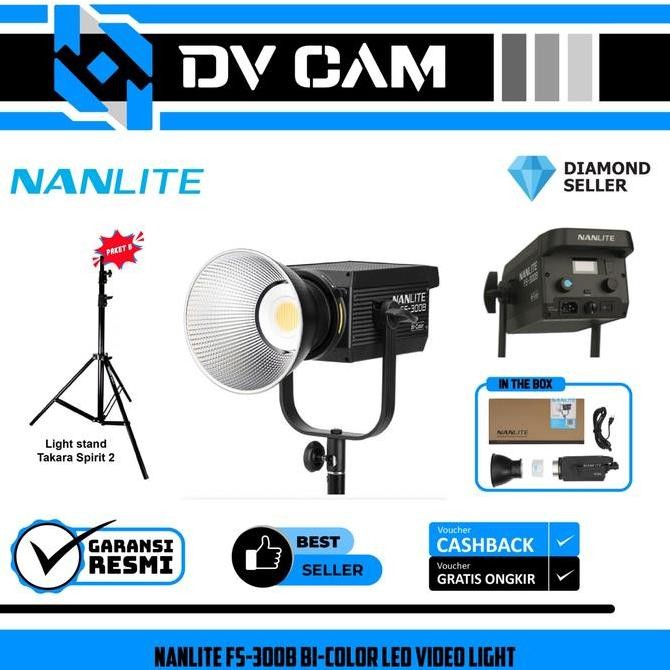 Jual Nanlite Fs-300B Bi-Color Led Video Light Fs300B Fs 300B Garansi ...