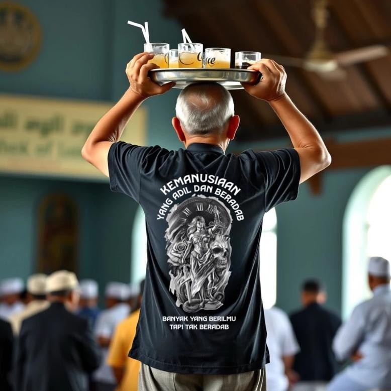 Jual Promo Kaos Kemanusiaan Yang Adil Dan Beradab Banyak Yang Berilmu ...