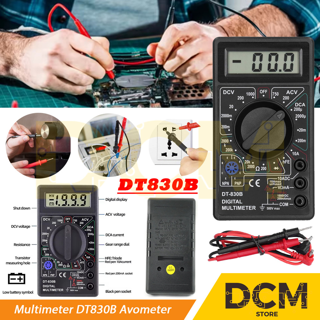 Jual Multimeter DT380B / Avo Meter / Multitester / Avometer Digital DT ...