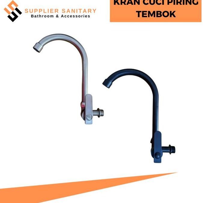 Jual Ready Stock Kran Cuci Piring Pipa Stainless/Kran Angsa/Kran ...
