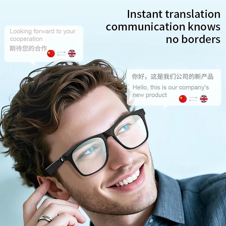 Jual Smart Glasses Intelligent Translation Wireless Bluetooth Glasses ...