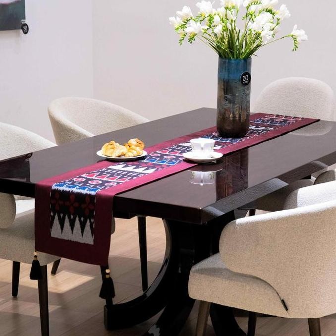 Jual Table Runner /Taplak Meja Tenun Premium Papua ukuran 217 cm x 33 ...