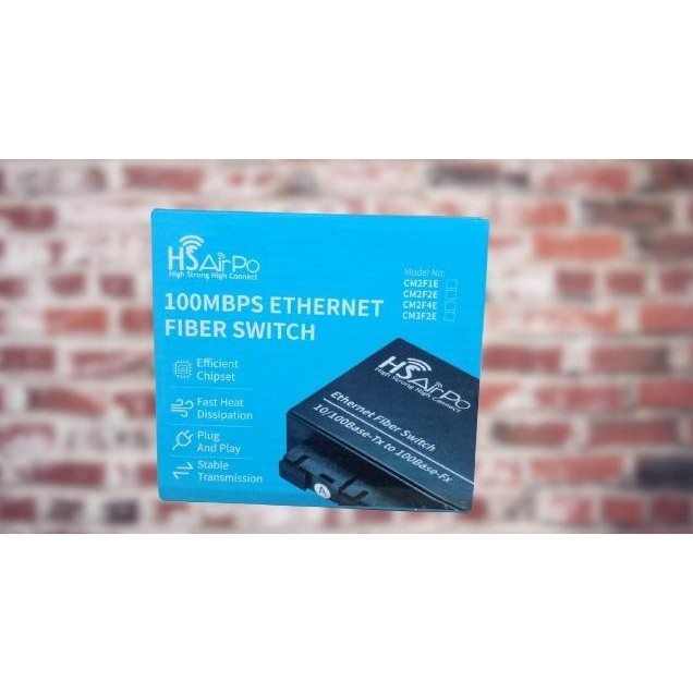 Jual Hsairpo Cm3F2E Media Converter 3 Fiber 2 Eth Hs Airpo New Stok ...