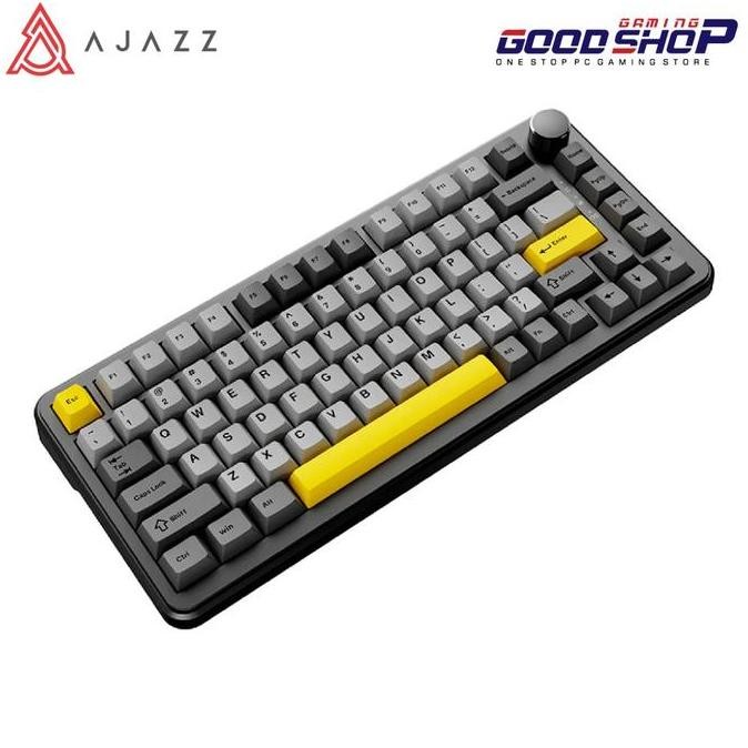 Jual Ajazz AK820 MAX | AK820MAX 75% Gasket-mounted Hot Swappable Mechanical Wireless Keyboard ...