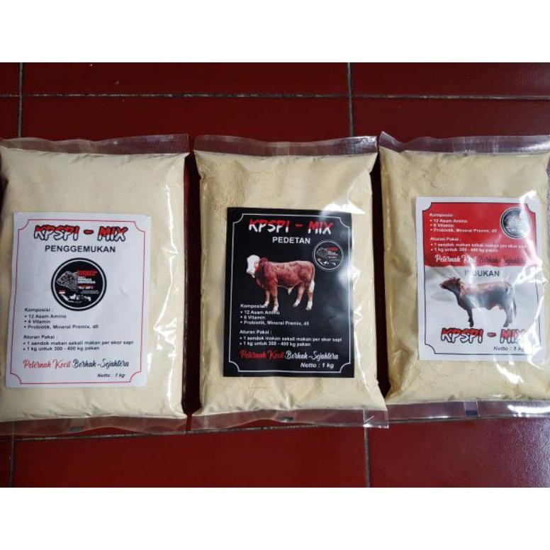 Jual KPSPI MIX Premix Untuk Sapi Indukan, Penggemukan dan Pedet Premix ...