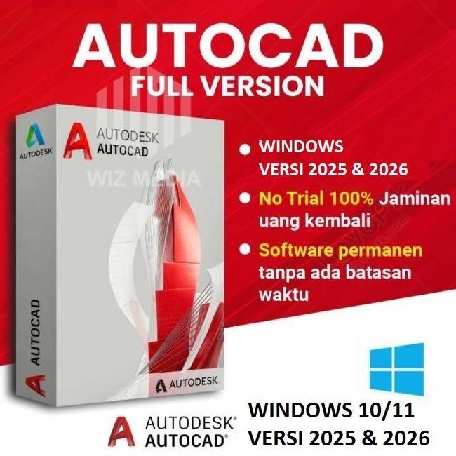 Jual AUTOCAD 2025 2024 2023 2022 2021 2020 2019 2018 2017 2016 2015 ...