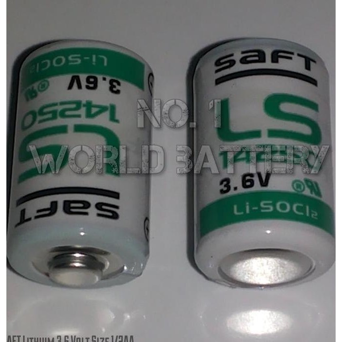 Jual Saft Made In France Lithium Battery 3.6 V - 1/2Aa Type Ls14250 ...