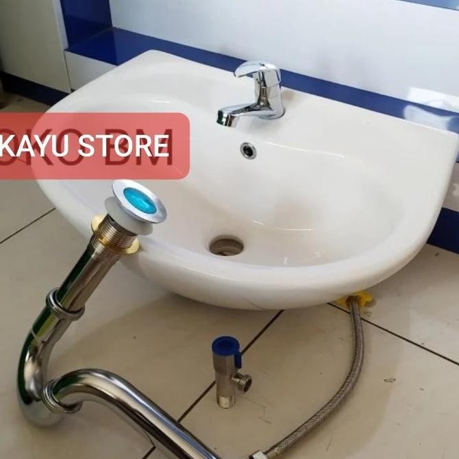 Jual Grosir Wastafel Toto Lw240Cj Fullset, Wastafel Toto Lw 240 Cj ...
