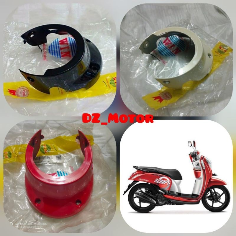 Jual Cover Batok Bawah Spido Speedometer Honda Scoopy Fi K16 Hitam Krem ...