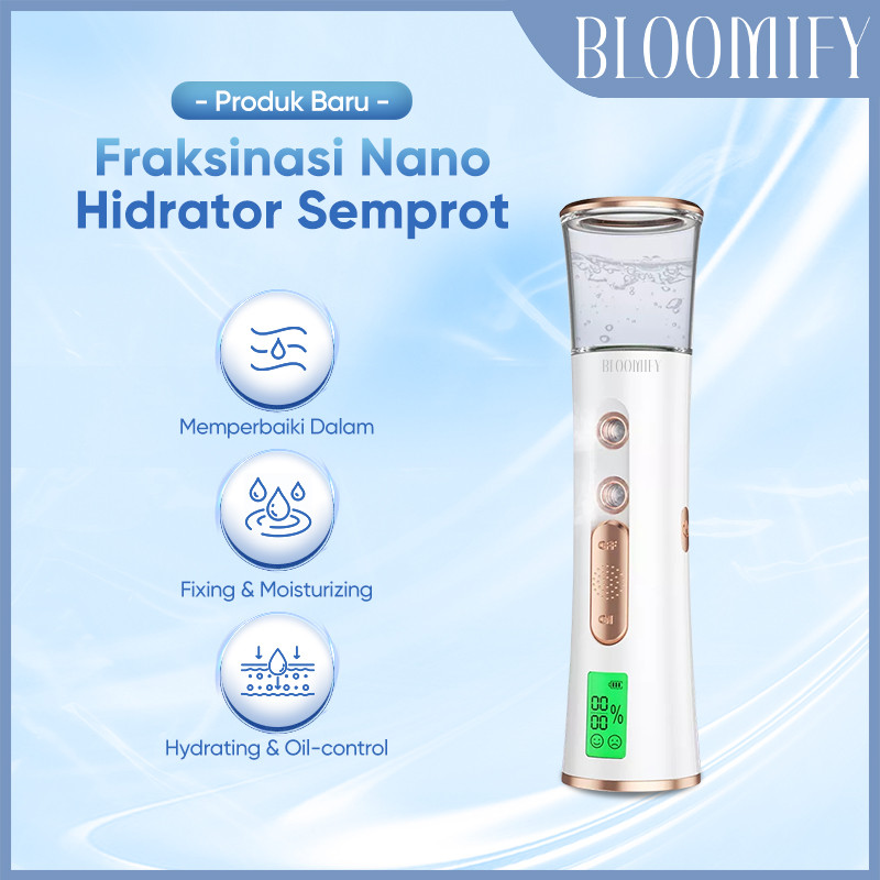 Jual BLOOMIFY Nano Spray Perawatan Wajah Mini Portable USB Mist Sprayer Pelembab Wajah / 100% ...