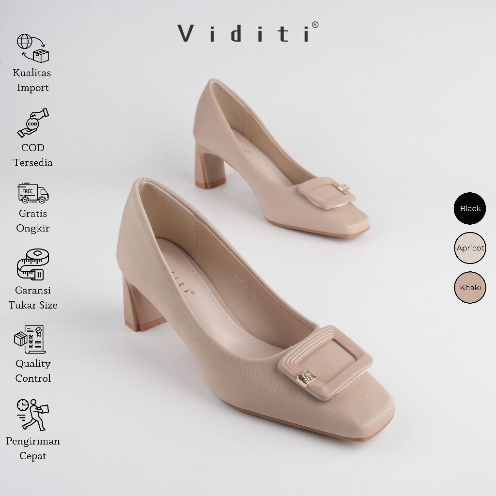 Jual Viditi Kirana Heels 6 cm | Shoes | Sepatu Import Wanita | Tumit ...
