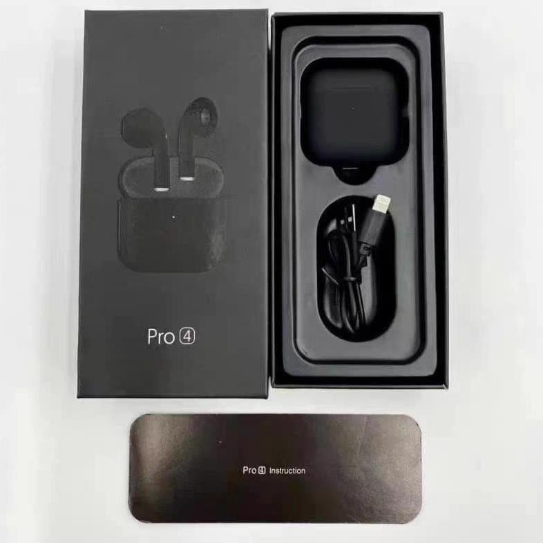 Jual Earphone Bluetooth Pro 4 Tws Aerphone Bluetooth Android Original ...