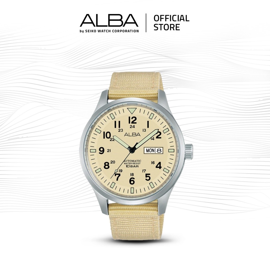 Jual Alba Mechanical Jam Tangan Pria Field AL4221 / AL4221X1 Automatic ...