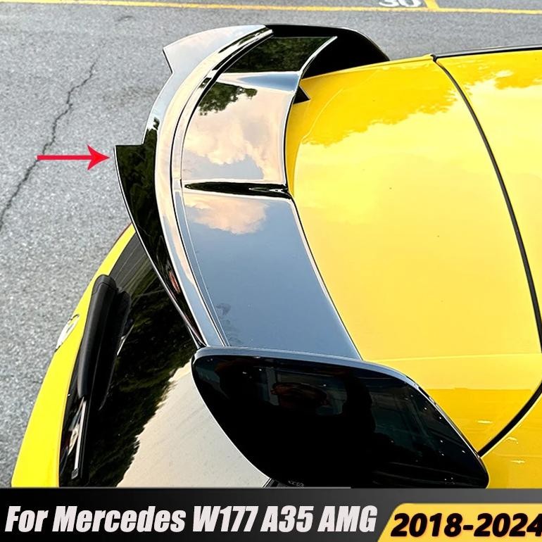 Jual Rear Roof Spoiler Trunk Wing Lip By Abs Spoilers Gloss Black For ...