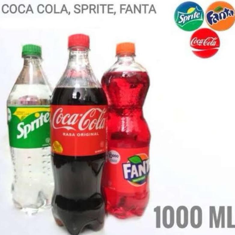 Jual Minuman Fanta Coca Cola Sprite 1 Liter Satuan Lusinan 1 Slop 1 Krat- Minum Bersoda ...
