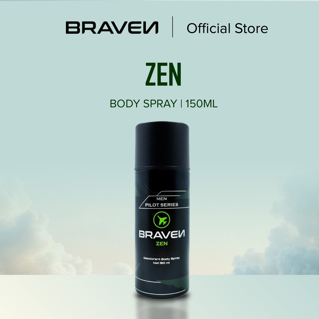 Jual BRAVEN BODY SPRAY ZEN 150ML | Shopee Indonesia