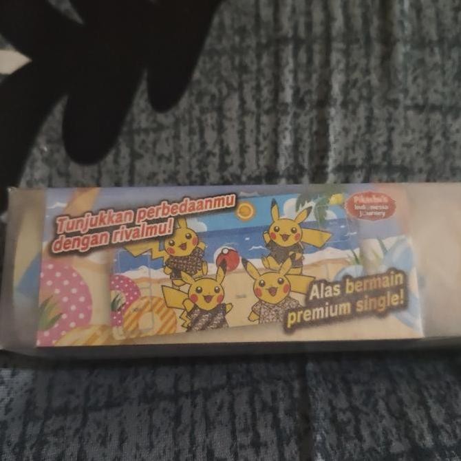 Jual pikachu batik playmat TCG pokemon Rare Original | Shopee Indonesia