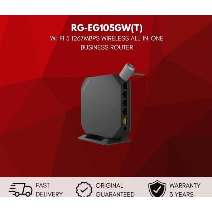 Jual Ruijie Reyee Rg-Eg105Gw (T) Wi-Fi 5 1267Mbps Wireless Business ...