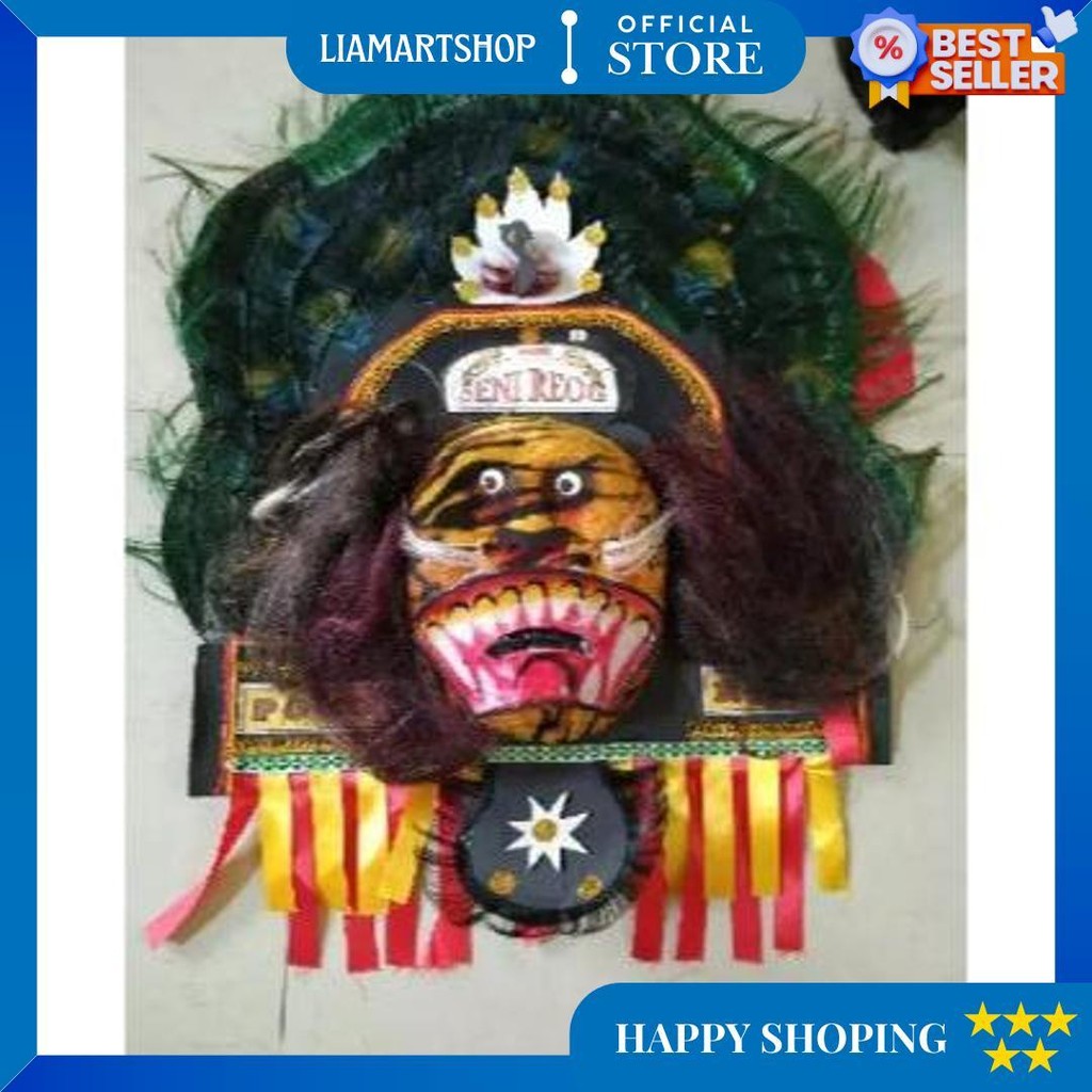 Jual Termurah Topeng Reog Ponorogo Dadak Merak Harimau / Topeng ...