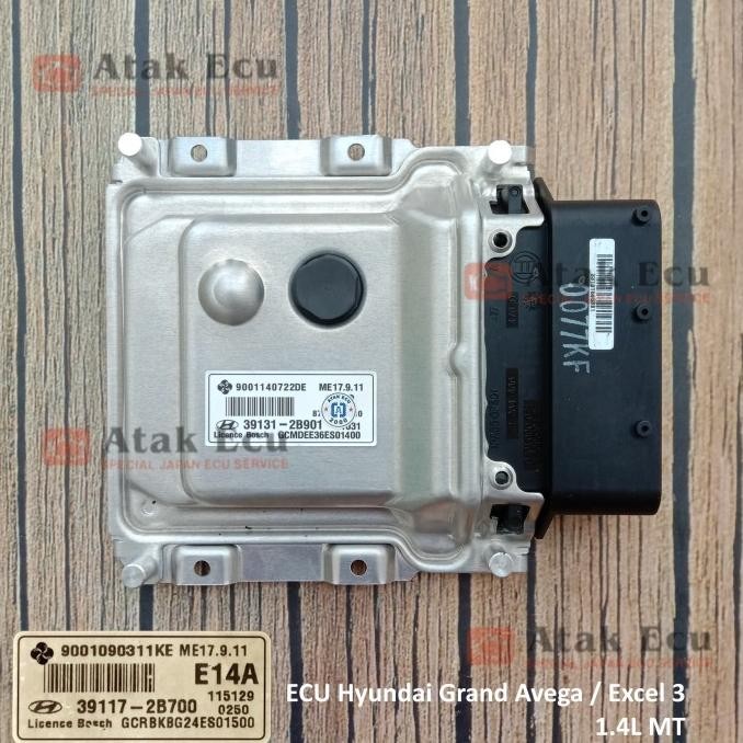 Jual ECU HYUNDAI GRAND AVEGA 1.4L MT - E14A - BOSCH ME17.9.11 - PNP ECM ORIGINAL DAN TERPERCAYA ...