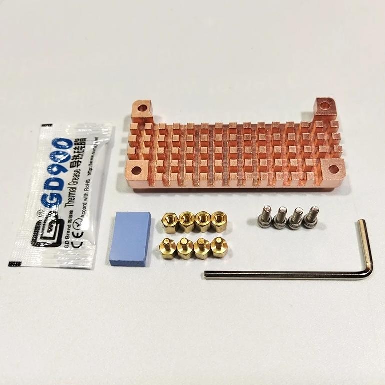 Jual Orange Pi Zero 2W Pure Copper Heatsink Protective Case Passive ...