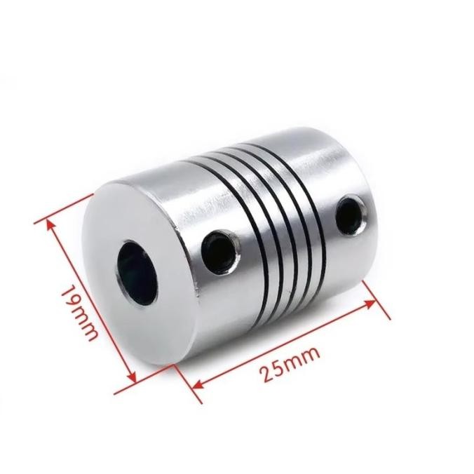 Jual Original Reprap 3D Printer Stepper Motor Coupling Coupler 5X5Mm ...