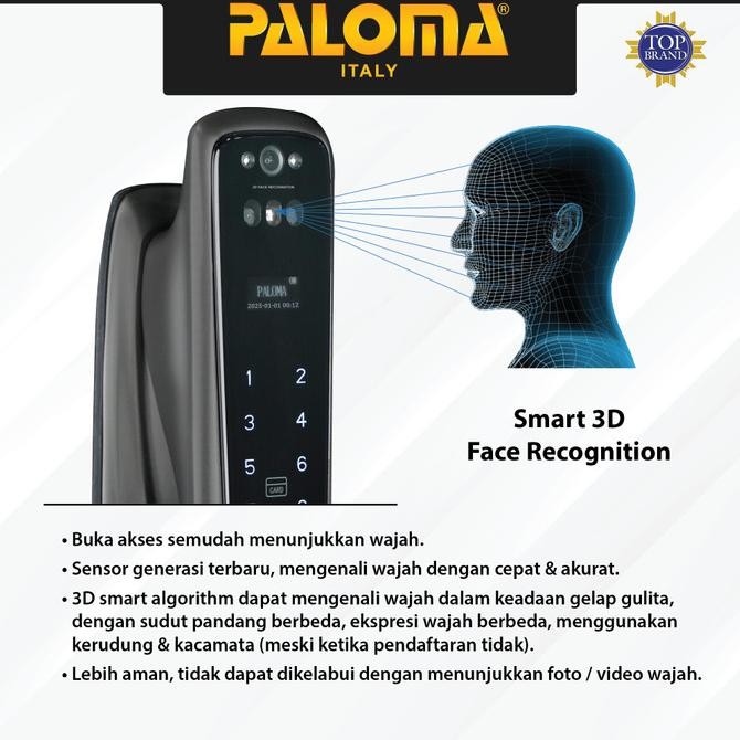 Jual PALOMA Smart Lock Kunci Pintu Digital Lock Smart Door Lock Smart ...