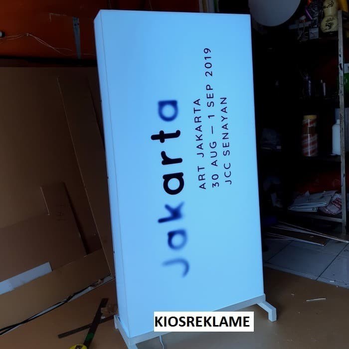 Jual STANDING NEON BOX UK.60CMX120CM ( 1 SISI ) | Shopee Indonesia